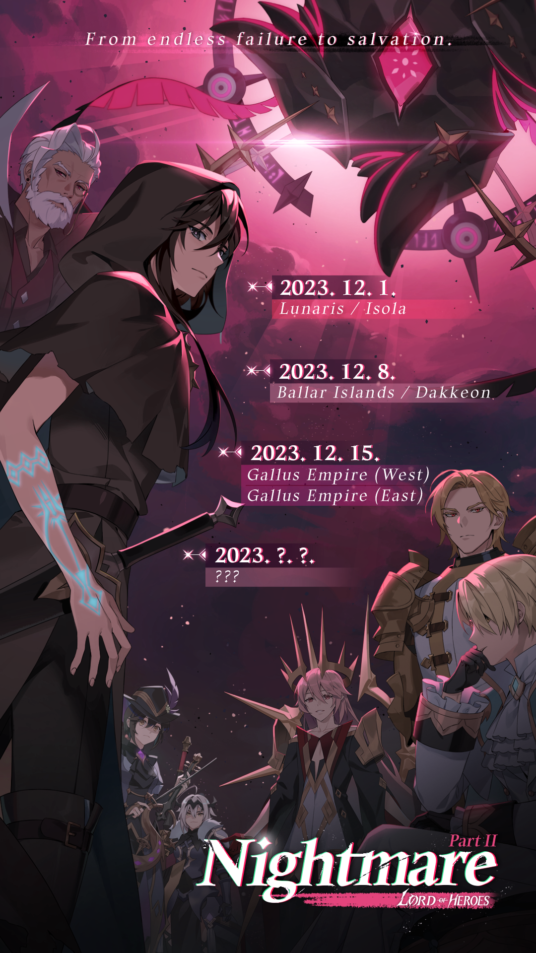 Nightmare Part ll - Update Schedule